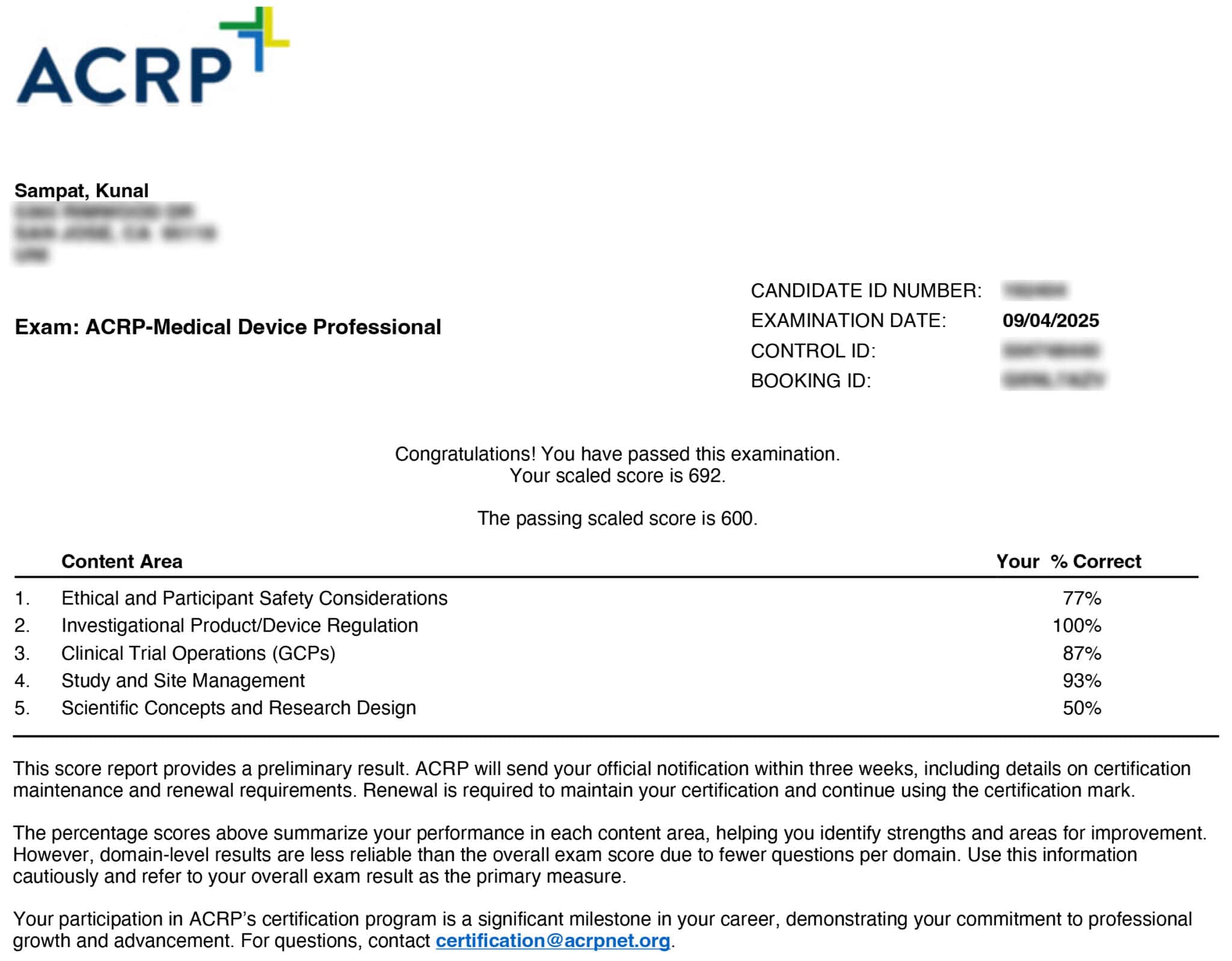 How to Pass the ACRP Certification Exam: A Practical Guide
